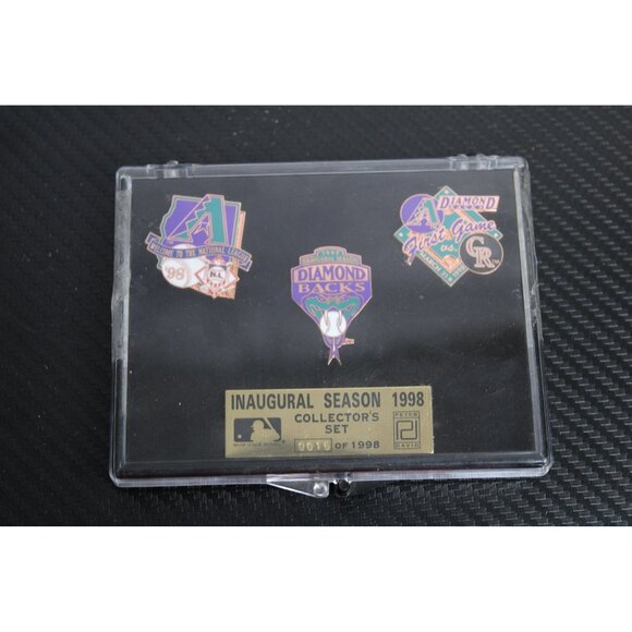 MLB and Peter David | Other | 998 Inaugural Season Collectors Pin Set ...